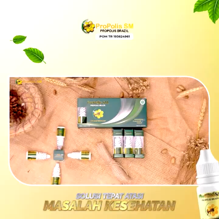 Propolis SM Brazil With Nano Technology Asli Brazilian Propolis Untuk ...