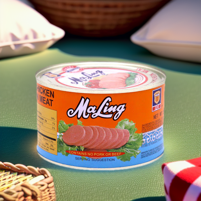 MaLing Canned Chicken Luncheon Meat 397g (14 OZ) | Lazada PH