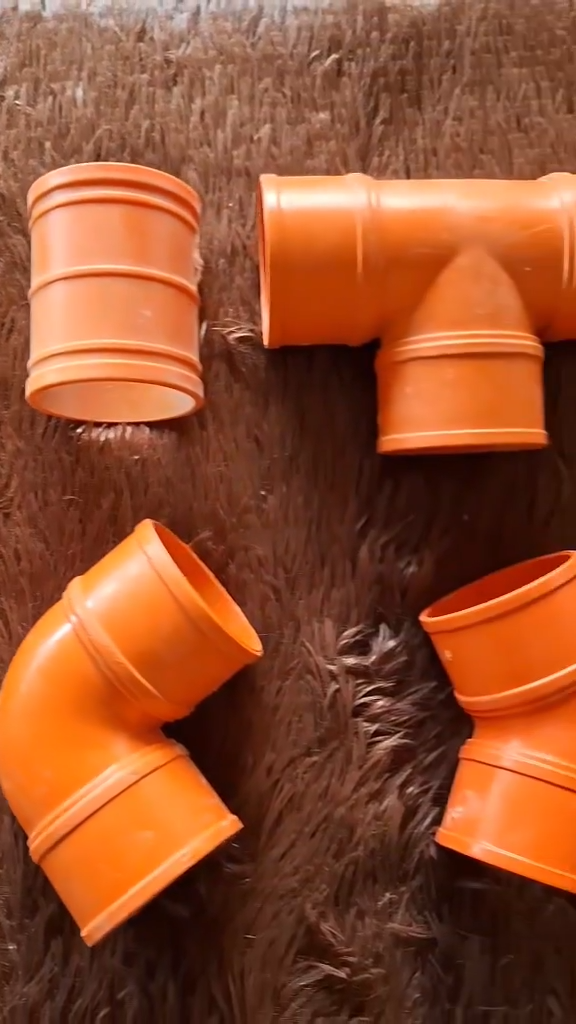 PVC Orange Fitting 2" 3" 4" Elbow Tee Wye Coupling Cleanout for PVC ...