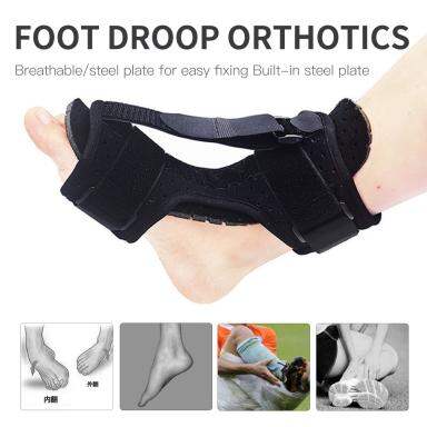 Calistouk Adjustable Plantar Fasciitis Night Foot Splint Drop Orthotic ...