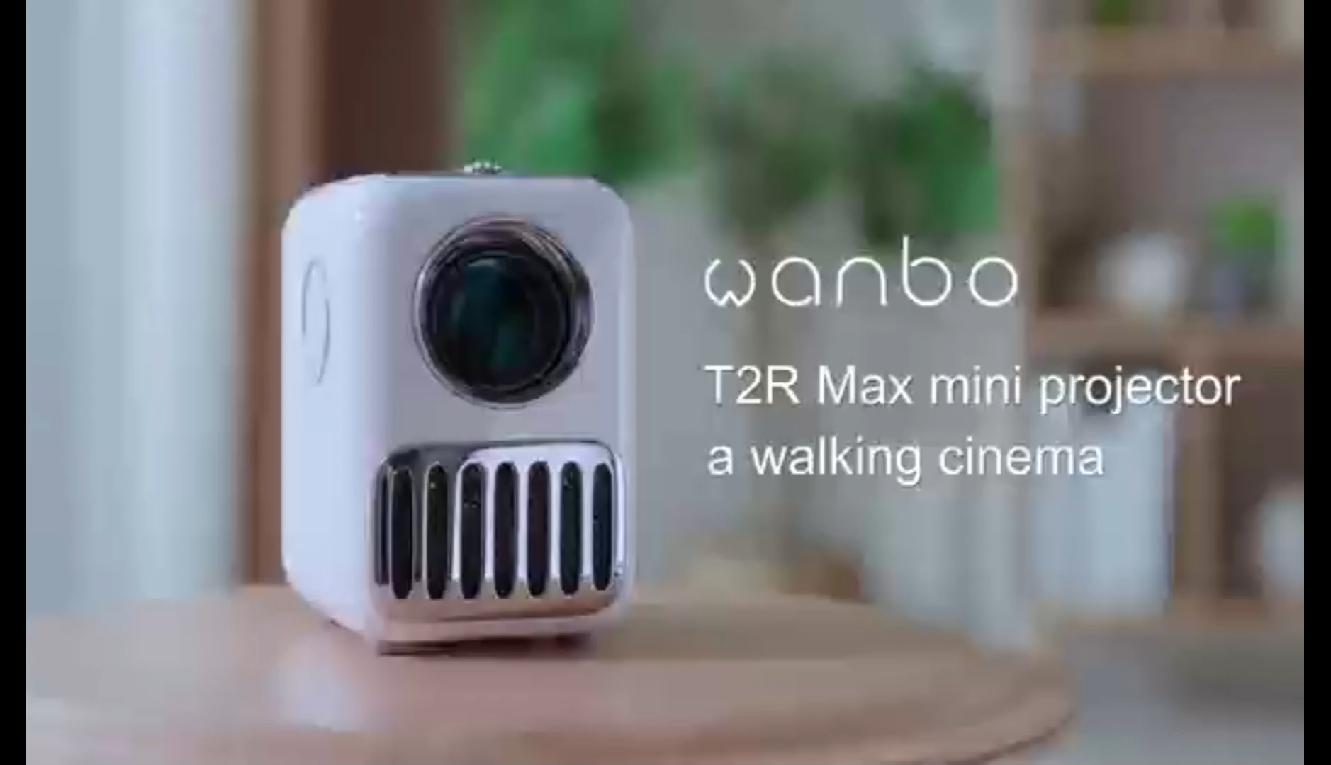 Wanbo T2R MAX Projector Full HD 1080P 4K Decode Mini LED Portable ...