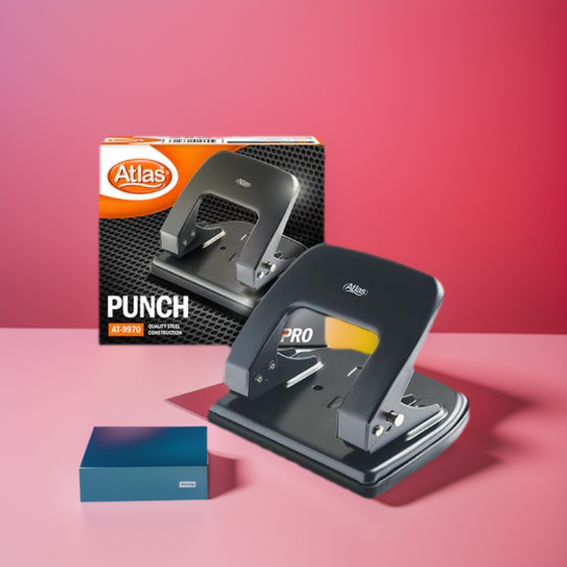 Atlas AT-9970 Paper Punch - 20 Sheets | Daraz.com.bd