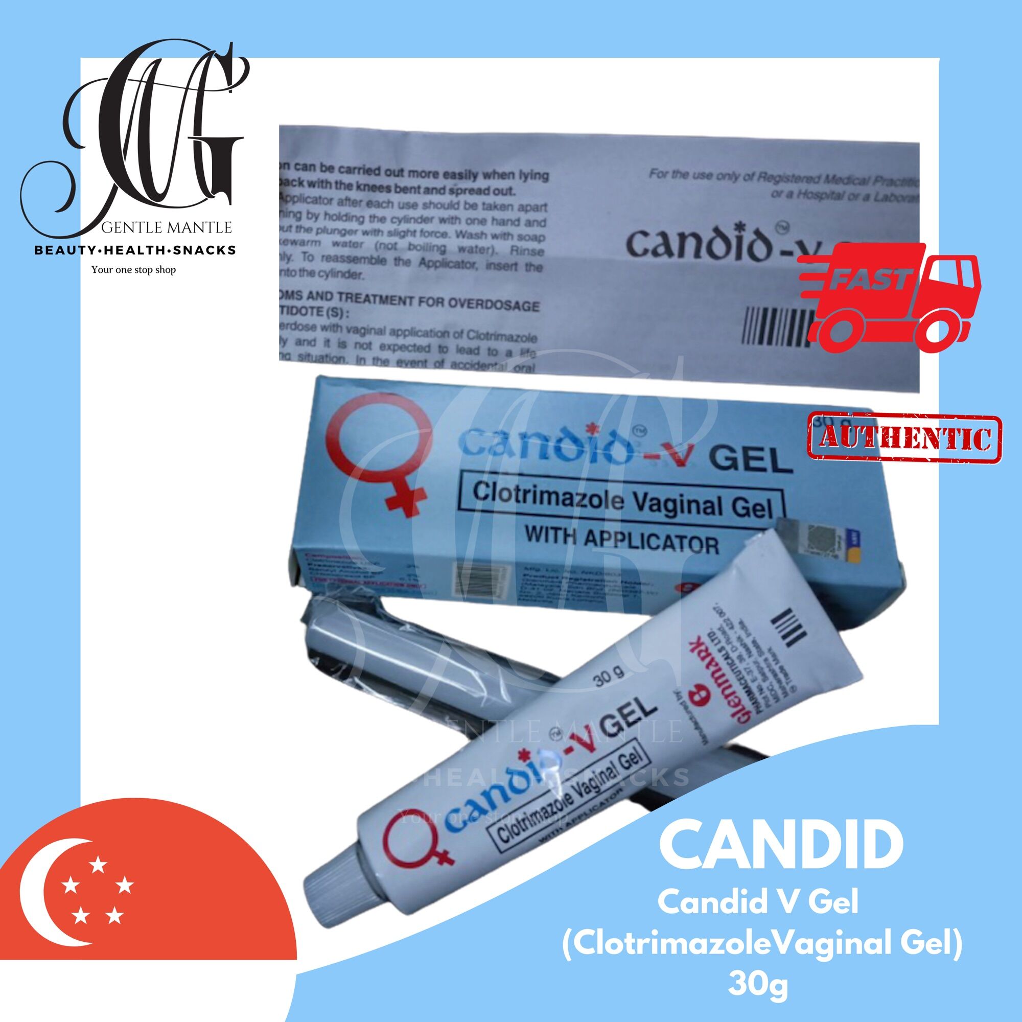 Candid V Gel 30g / Vaginal Gel / Antifungal Vulva Itch / Vulva itching ...