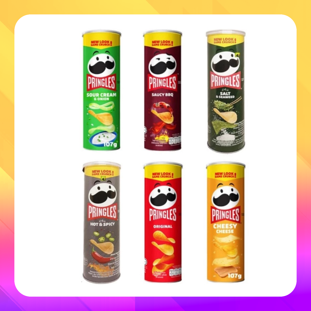 PRINGLES Potato Chips 107gr All Variant EXP 3 Feb 2024 | Keripik ...