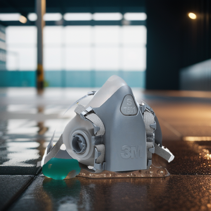 Original 3M™ Half Facepiece Reusable Respirator 7502/37082(AAD) Medium ...