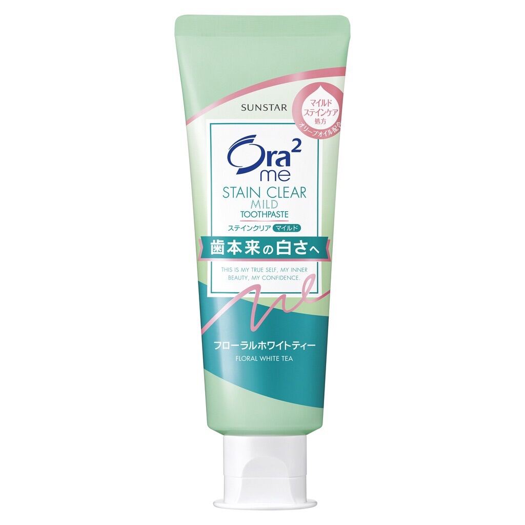 Japan Sunstar Ora2 Stain Clear Toothpaste (Floral White Tea / Natural Mint / Peach Leaf Mint ...