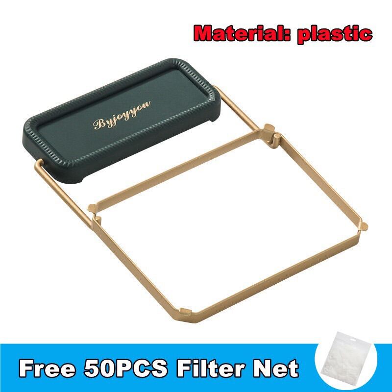 Kitchen Sink Filter Rack Foldable Sink Drain Rack Strainer Mesh Bag ...