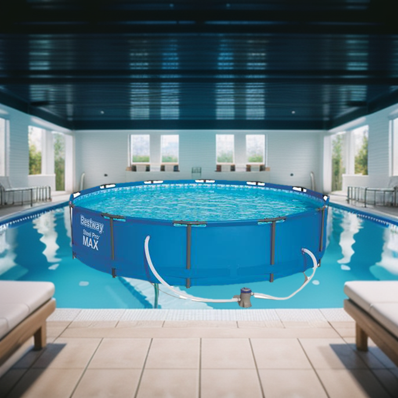 Bestway Steel Pro Max Swimming Pool With Filter 12'x30" - 56416 | Daraz.pk