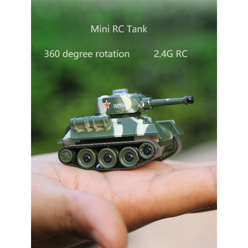 Mini RC Tank Off Road RC Car Speed RC Car 360 Degree Rotation On the ...