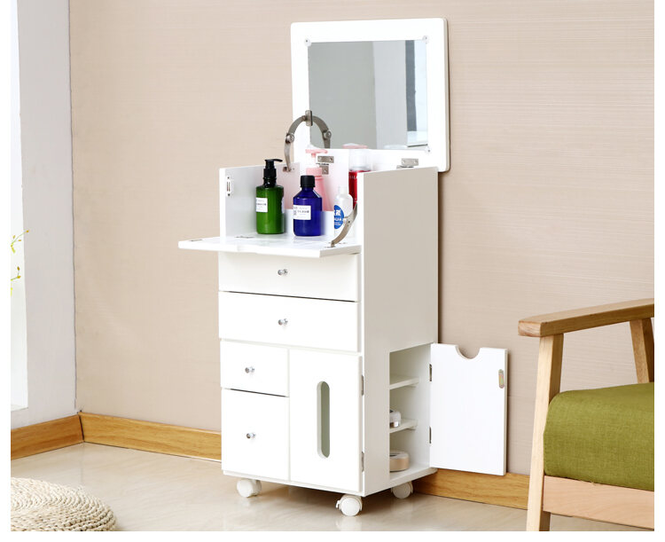 Bay Window Dressing Table Simple Modern Bedroom Dresser Small Bedside ...
