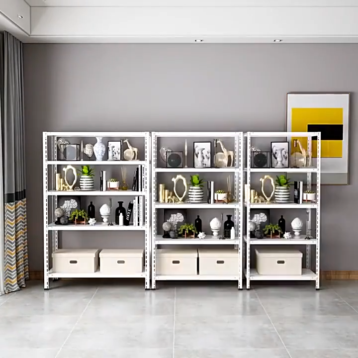 HLB Bearing 450KG Angle Steel Rack Shelves 3 Layers-5 Layers Storage ...