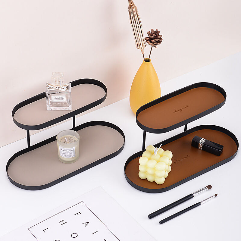 [SG stocks]Ins style double-layer accessories tray display rack for ...