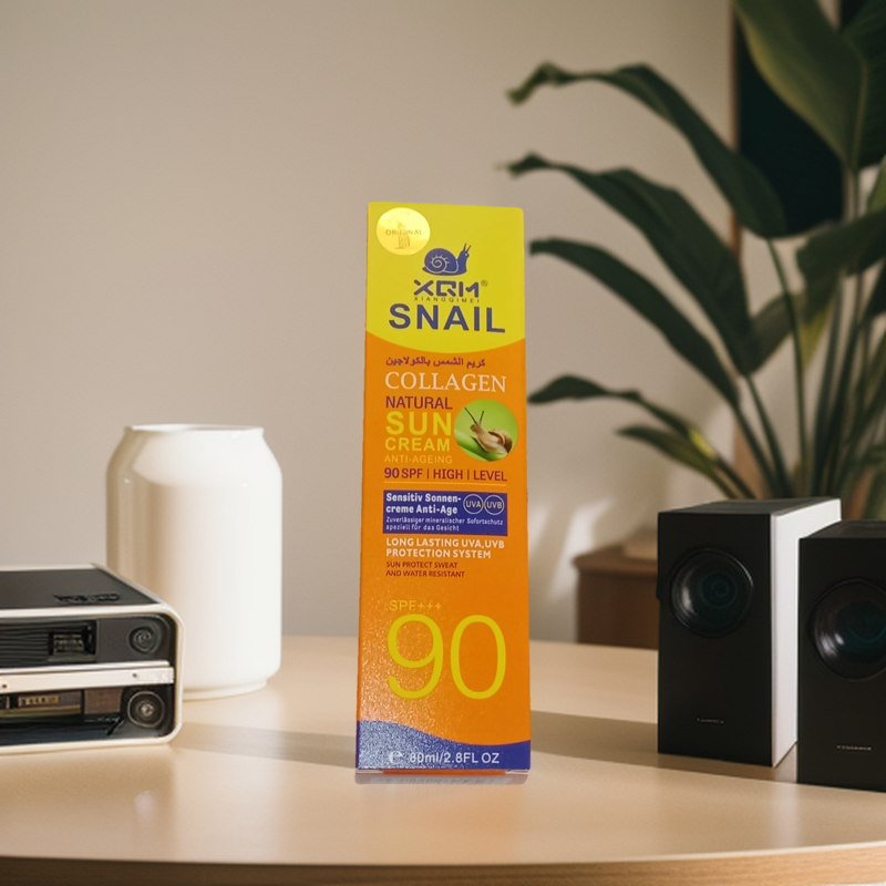 XQM Snail Collagen Natural Sun Cream Spf 90+ 80 ml | Daraz.pk