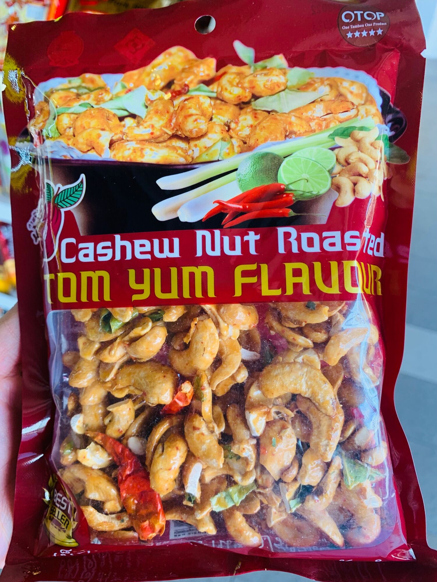 (120g)[Halal]Cashew Nut Roasted Tom Yum Flavour From Thailand | Lazada ...