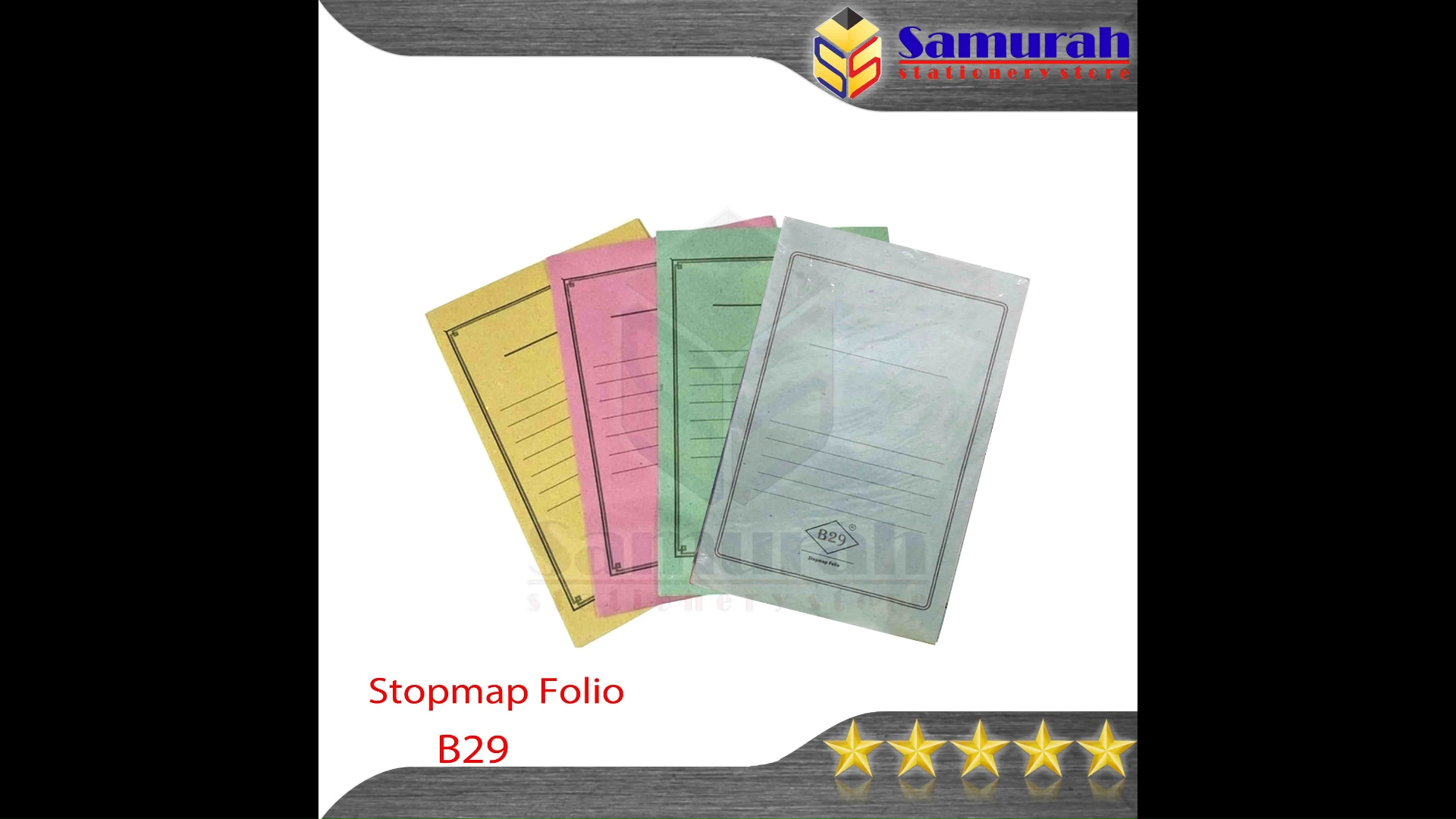 Stop Map Kertas B29 Ukuran Folio - Alat Kantor Berkualitas