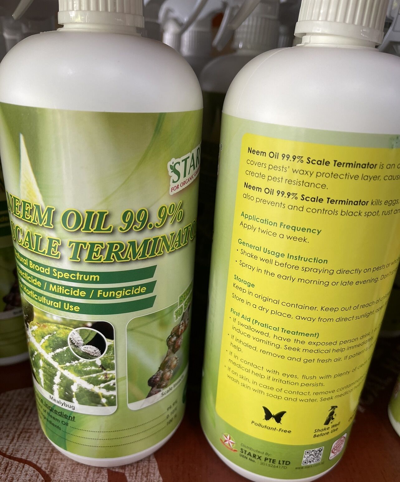 Neem oil 99% scale terminator horticulture for Insecticide and Miticide ...