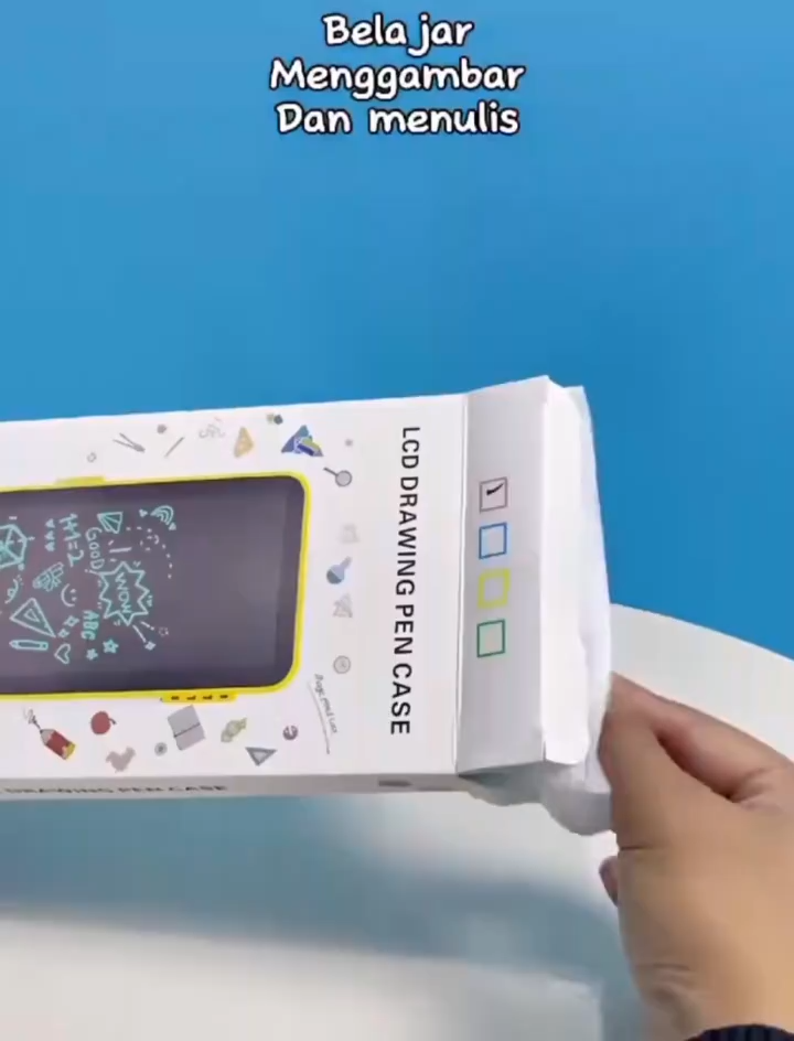 Drawing Box Kotak Pensil Dan Papan Coret Kreatif Anak Dengan Digital ...