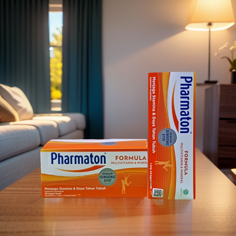 Pharmaton formula 1 strip 5tablet Multivitamin dan Mineral | Lazada ...