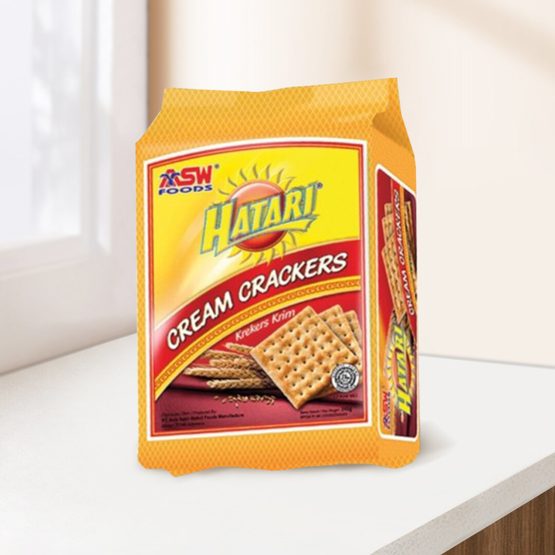 HATARI Cream Crackers 245gr | Makanan ringan | jajanan anak | BPOM ...