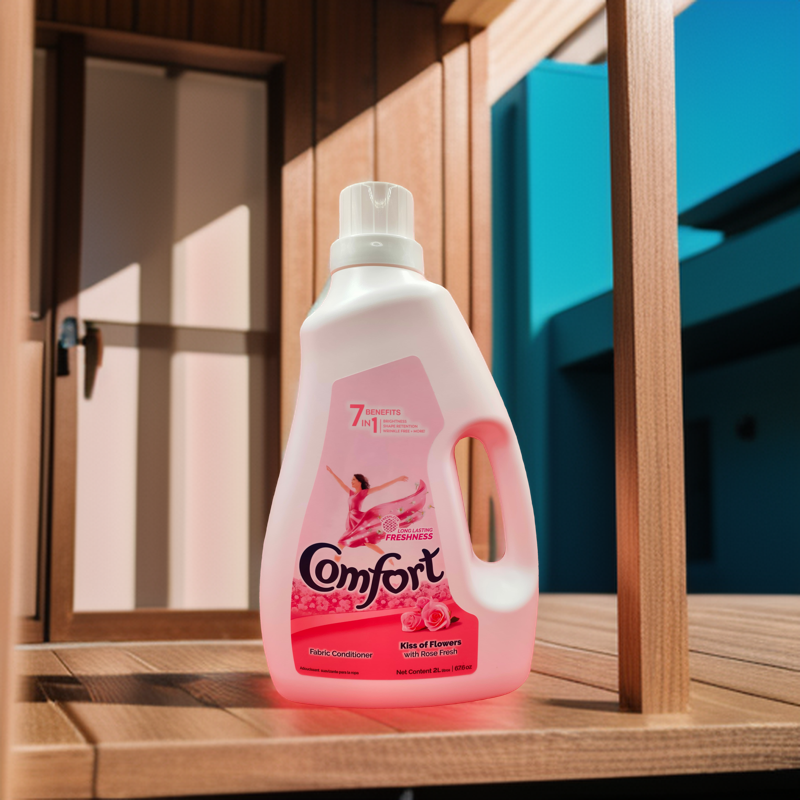 COMFORT FABRIC CONDITIONER KISS OF FLOWER WITH ROSE FRESH 2L | Daraz.pk