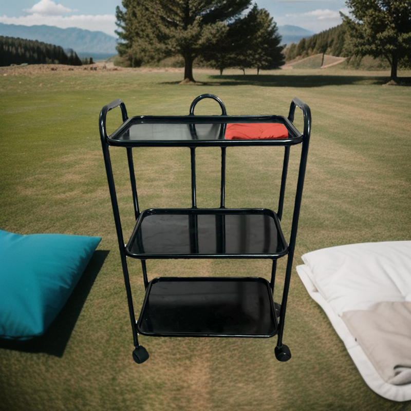 Trolley 3 Tray Wheels Moving Trolley-Side Table Trolley-Kitchen Trolley ...