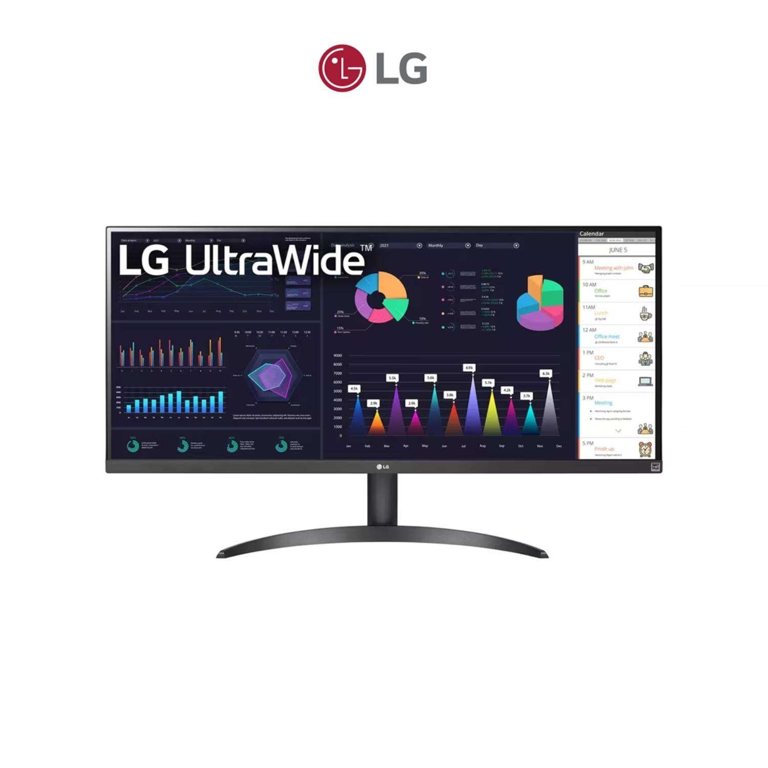 LG 34WQ500-B 34" UltraWide WFHD Monitor with HDR10, AMD FreeSync ...