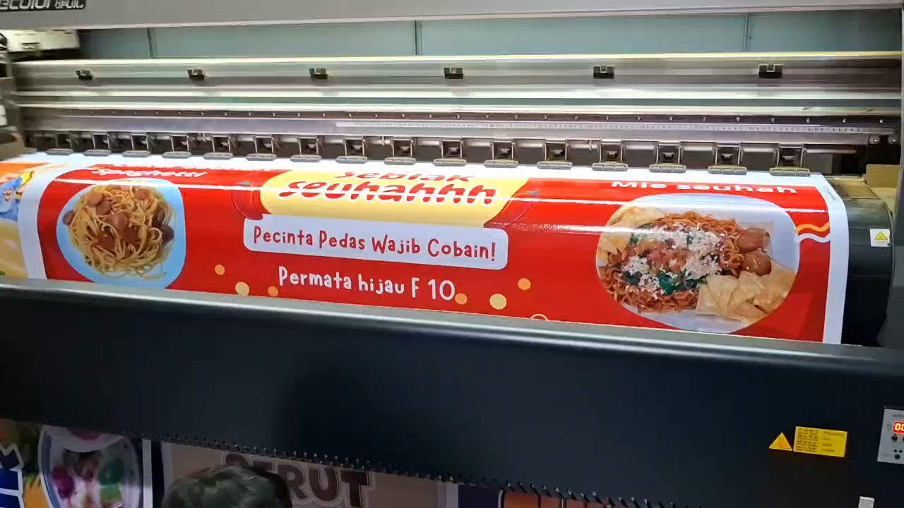 Banner ES CREAM CEMIL Spanduk ES CREAM CEMIL ukuran 50x100 cm COD