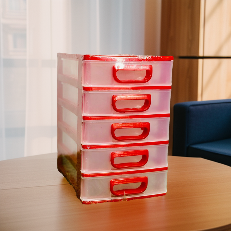 Mini small drawer 5 in 1 table drawer blue, pink, red baby office ...