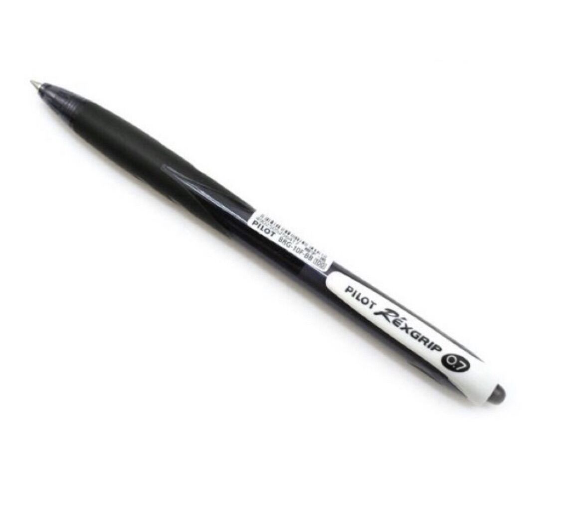 Pilot Rexgrip Ballpoint Retractable Pen (3 pieces) (0.7mm) (Black, Blue ...