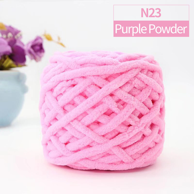 QJH Chunky Blanket Knitting Yarn, Luxury Thick Polyester Jumbo Weaving ...