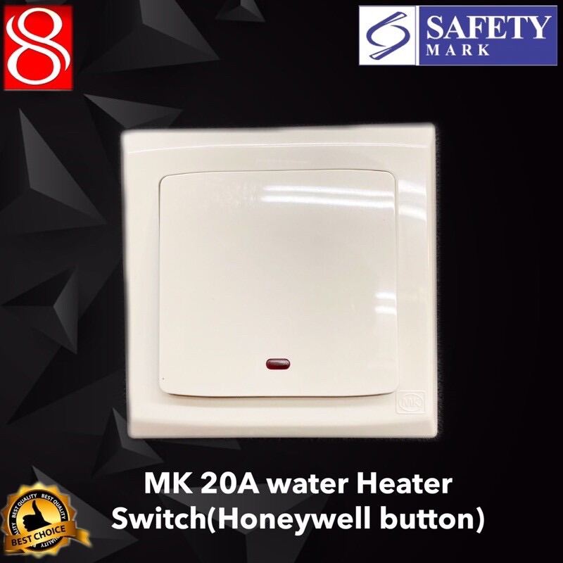 Mk /Clipsal 20A / Honeywell Button/ Big Rocker button Water Heater ...