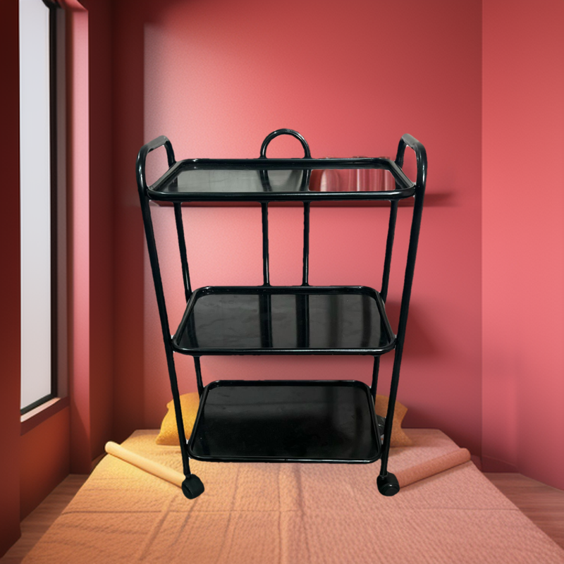 Trolley 3 Trey With Wheels Moving Trolley Side Table | Daraz.pk