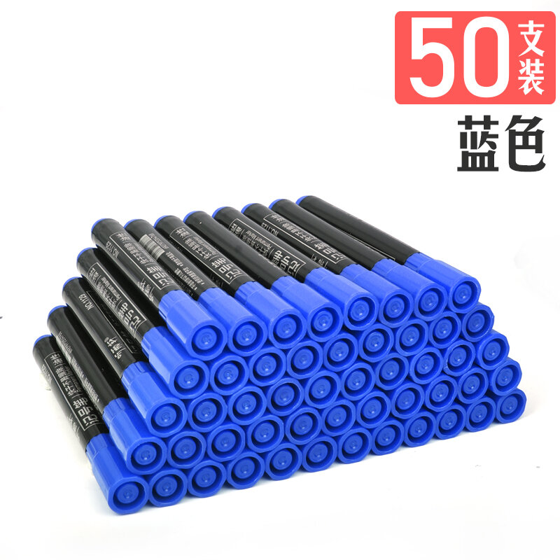 100 Pieces Marker Marking Pen Black Mark Pen Large Capacity Thick Head ...