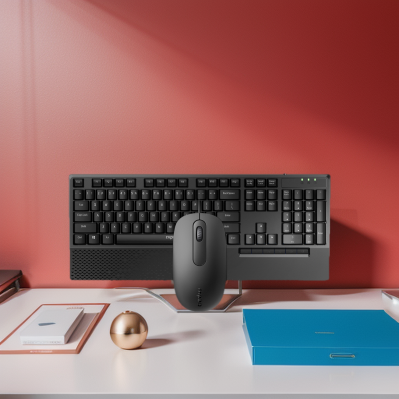 RAPOO NX2000 (Optical Mouse and Keyboard Combo Black) | Daraz.com.np