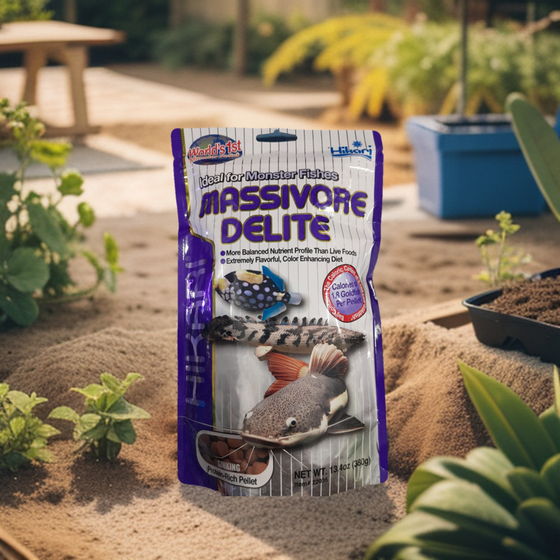 Hikari Massivore Delite 380g Hikari Fish Food More Balanced Nutrient ...