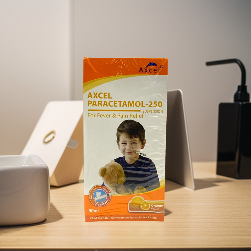 Axcel Orange Paracetamol Suspension 250mg 90ml | Lazada