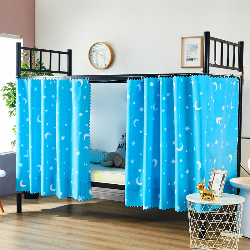 Dormitory Bed Curtain Lower Bunk Light Shade Student Bedroom Curtain ...