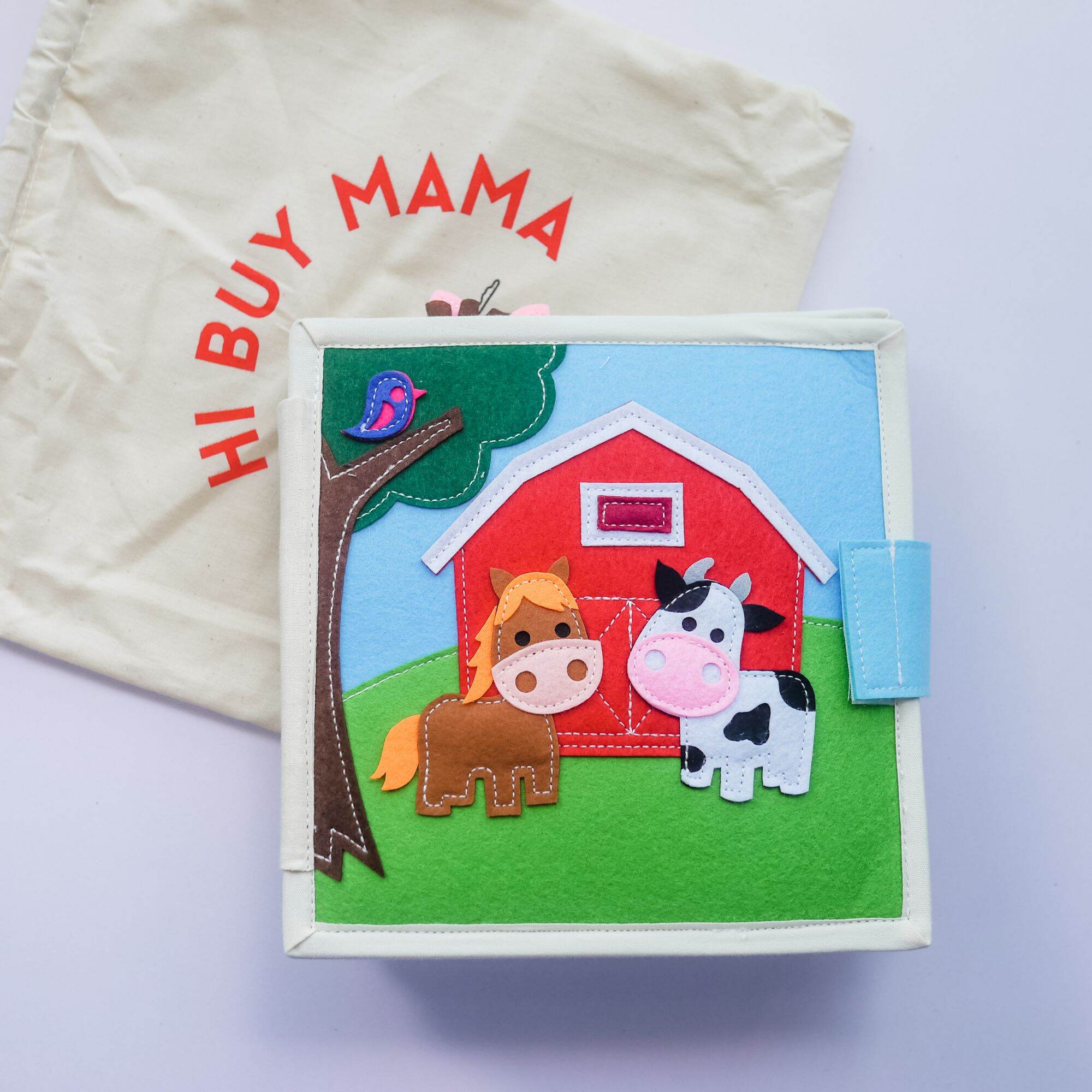 On the Farm Busy Book, Handmade Quiet Book for Toddlers and ...