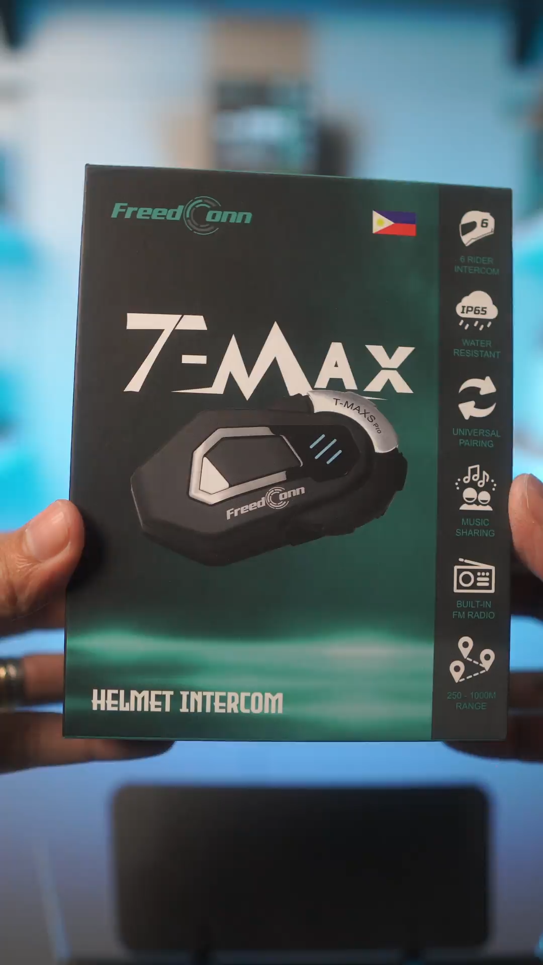 Freedconn TMAX-S PRO Motorcycle Helmet Bluetooth Intercom | Lazada PH
