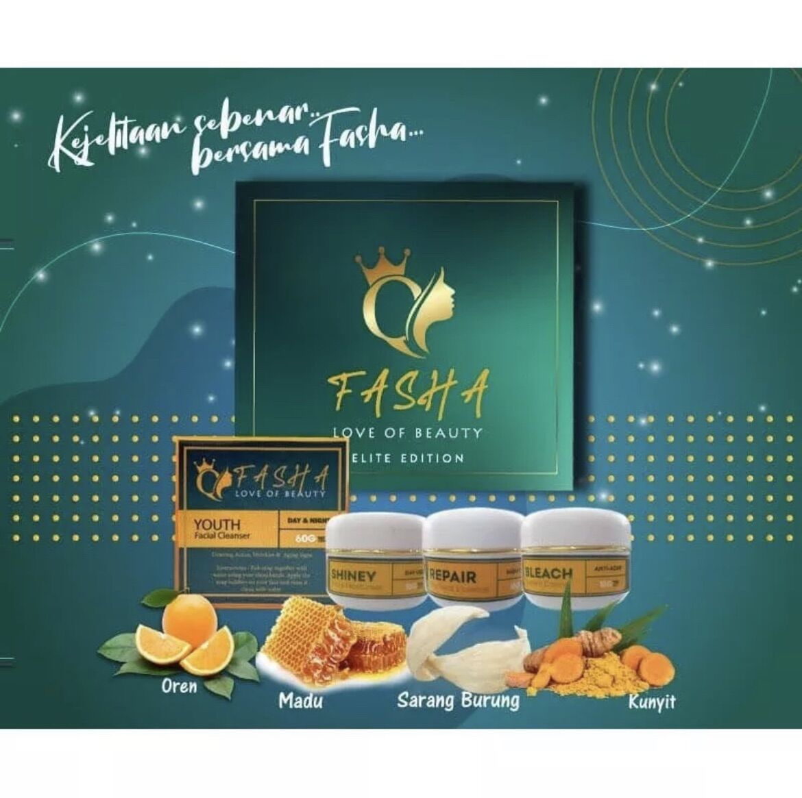 [QUEENS BEAUTY CITY PLAZA] FASHA LOVE OF BEAUTY FACIAL SET | Lazada ...